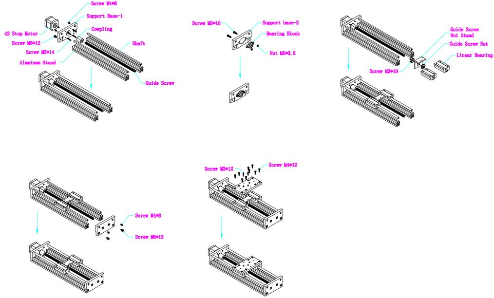 Linear Sliding Table (size 336)